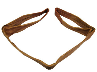 Duplex Web Sling 6 Ton 6 Metre (6T 6M 180MM Brown Strap Hoist Lifting ...