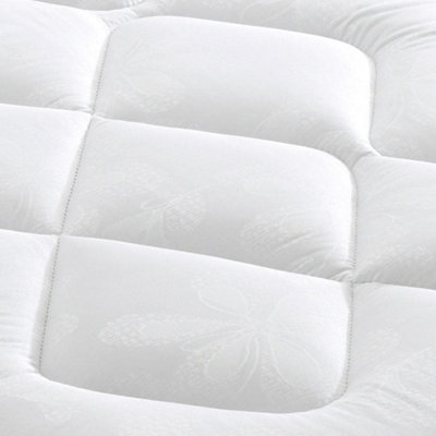 Dura Beds York Damask Sprung Divan Bed Set 5FT King Large End Drawer ...