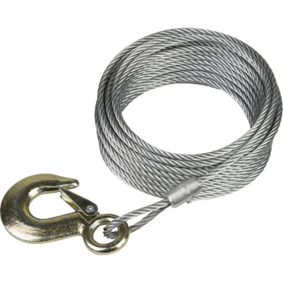 Durable 10m Winch Cable with 900kg Capacity for Gear Hand Winch Model ...