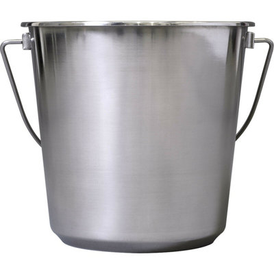 Durable 12L Stainless Steel Mop Bucket with Carry Handle for Home and ...