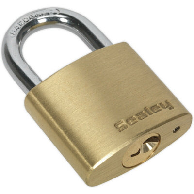 Durable 30mm Brass Padlock with 5mm Steel Shackle and 3 Keys for ...