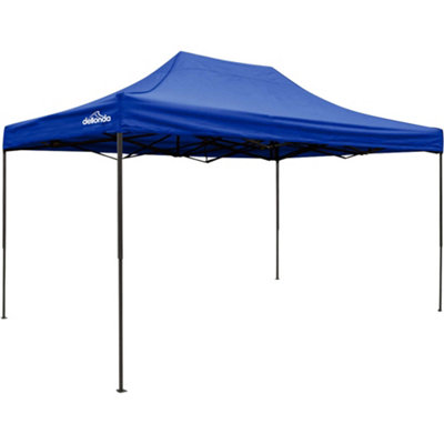 Durable 3x4.5m Blue Pop-Up Gazebo with Heavy Duty Frame and Water ...