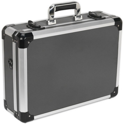 Durable 450 x 330 x 150mm Aluminium Tool Case with Adjustable Dividers ...