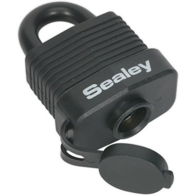 Durable 45mm Weatherproof Outdoor Padlock with Hardened Shackle and Two ...