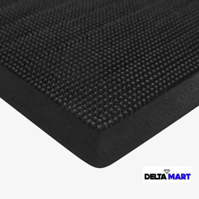 Durable 60cm x 40cm Anti Fatigue Rubber Mat Heavy Duty Comfort for ...