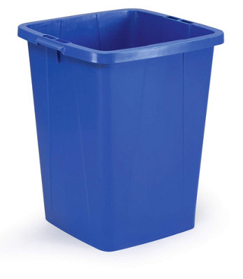Durable 90L Waste Bin Blue - Square Recycling Bin - Food Bin - DURABIN