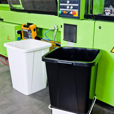 Durable 90L Waste Bin Blue - Square Recycling Bin - Food Bin - DURABIN