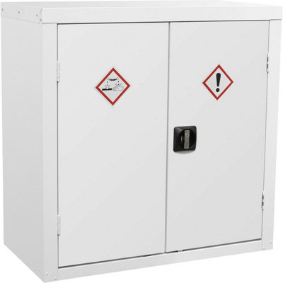 Durable Acid and Alkali Storage Cabinet with 2-Door Lock - 900x460x900mm