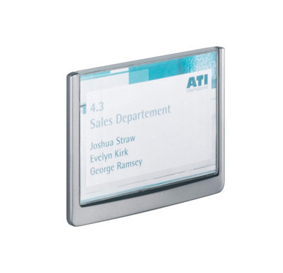 Durable Adhesive CLICK SIGN Wall Mounted Door Sign Holder - 149x105mm ...