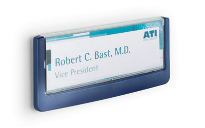 Durable Adhesive CLICK SIGN Wall Mounted Door Sign Holder - 149x53mm ...