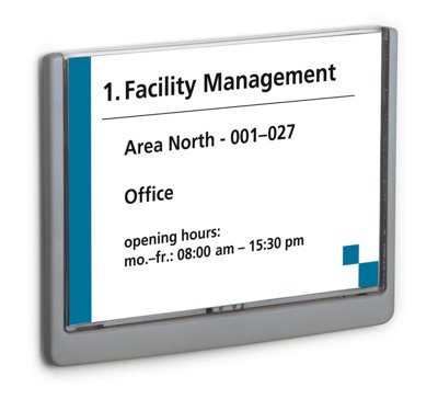 Durable Adhesive CLICK SIGN Wall Mounted Door Sign Holder - A5 ...