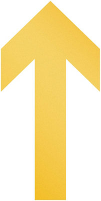 Durable Adhesive Safety Arrow Sign Removable Floor Stickers - 10 Pack ...