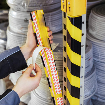 Durable Adhesive Warning Corner Impact Protection Profiles C35 - 1 Metre