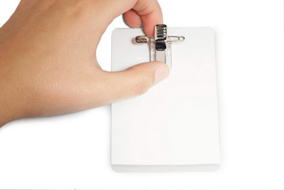 Durable Clip & Pin Self Laminating Name Tag Badge Holders - 50 Pack ...