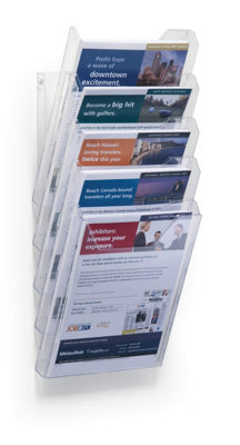 Durable COMBIBOXX 5 Literature Tray - Stand & Wall Mount - A4 Portrait ...