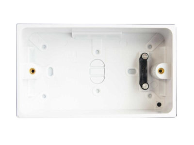 Durable Dencon 2-Gang Pattress Box with Earth - 45mm for Reliable ...