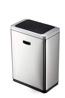 Durable DUO Motion Sensor Bin - Smart Automatic Steel Kitchen Waste Bin ...