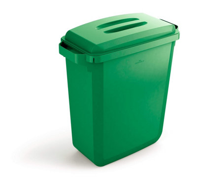 Durable DURABIN 60L Rectangular - Food Safe Waste Recycling Bin - Green