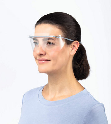 Durable Eye Protection Safety Glasses PPE with Replacable Visor - 25 ...