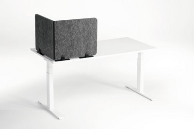 Durable Felt Desk Divider Panel - Visual Acoustic Privacy Partition ...
