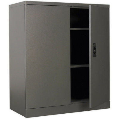 Durable Floor Standing Steel Cabinet with Two Doors and Shelves - 915 x ...