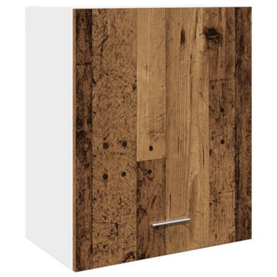 Durable Hanging Cabinet Old Wood 50x31x60 cm Engineered Wood
