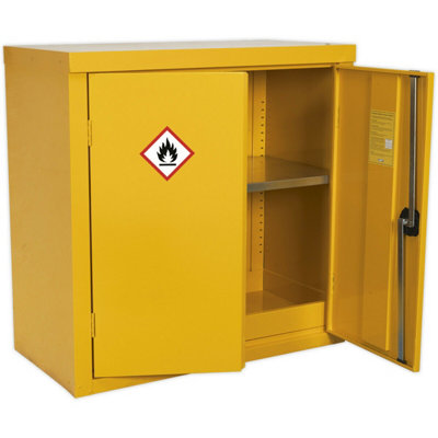 Durable Hazardous Substance Storage Cabinet - 900mm Height with Two ...