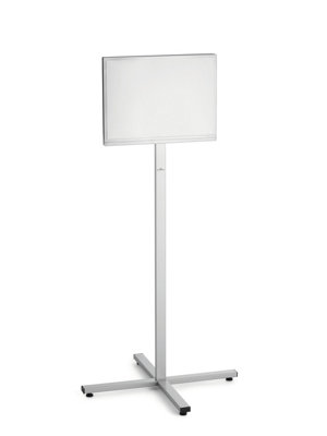 Durable INFO STAND OUTDOOR Stainless Steel Floor Sign - A3 Display ...