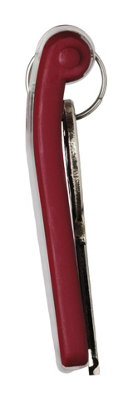 Durable Key Clips Organisational Label Hooks - 6 Pack - Red