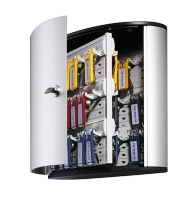 Durable Key Safe 54 Lock Box - Holds 54 Keys - Includes 6 Key Clips