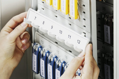 Durable Key Safe 54 Lock Box - Holds 54 Keys - Includes 6 Key Clips