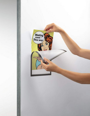 Durable Magnetic Easy-Insertion Info Pocket Signage for Metal - 5 Pack ...