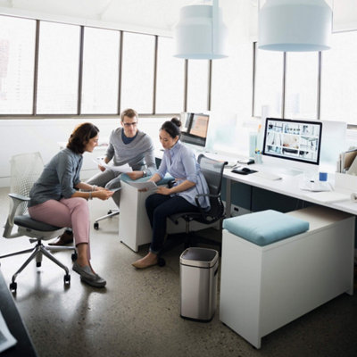 Durable Motion Sensor Bin - Smart Automatic Steel Kitchen Waste Bin ...