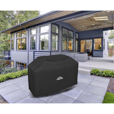 Durable Outdoor BBQ Cover for ys12028 - Black PVC, 1370mm x 920mm ...