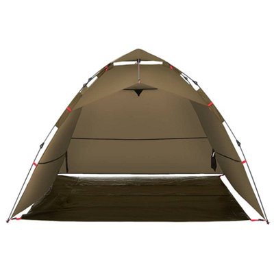 DURABLE OUTDOOR FISHING TENT 4-PERSON OLIVE GREEN QUICK RELEASE