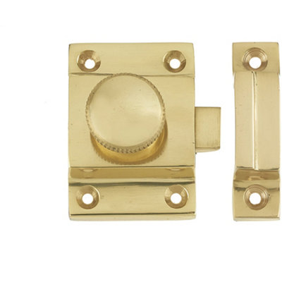 Durable Polished Brass Cabinet Catch 56x36mm for Secure Closure ...
