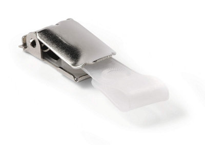 Durable Rotating ID Card Name Badge Clips from Recycled Metal - 25 Pack ...