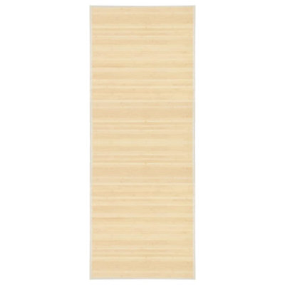 Durable Rug Bamboo 80x200 cm Natural