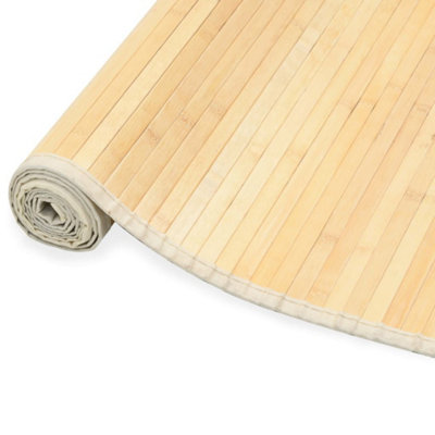 Durable Rug Bamboo 80x200 cm Natural