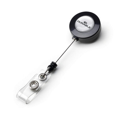 Durable Secure Retractable Clip Badge Reel for ID Cards & Keys - 10 ...