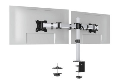 Durable SELECT Monitor Mount Desk Clamp for 2 Screens - 13 - 27 ...