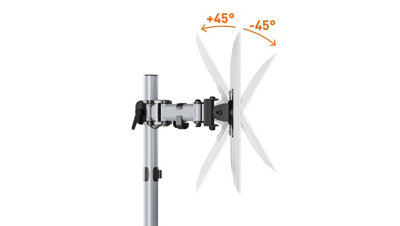 Durable SELECT Monitor Mount Desk Clamp for 2 Screens - 13 - 27 ...