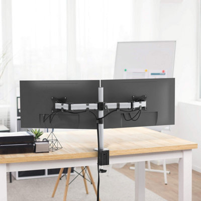 Durable SELECT Monitor Mount Desk Clamp for 2 Screens - 13 - 27 ...