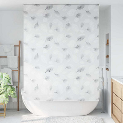Durable Shower Roller Blind 150x240 cm Fabric Width 146 cm