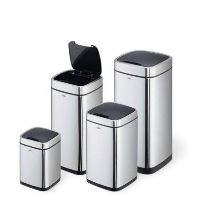 Durable Smart Gesture Motion Sensor Kitchen Bin - Stainless Steel - 12L ...