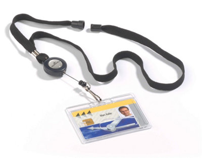 Durable STYLE Secure Retractable Clip Badge Reel for ID Badges & Keys ...
