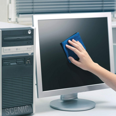 Durable TECHCLEAN Premium Microfibre Cleaning Cloth - Glasses & Screens ...