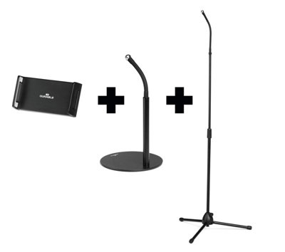Durable TWIST Desk and Floor Gooseneck Tablet Phone Holder iPad Stands ...