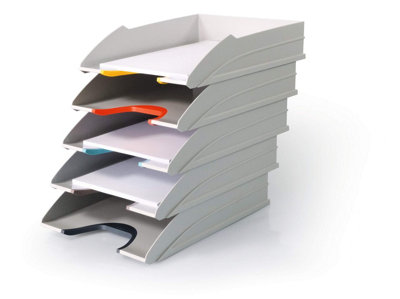 Durable VARICOLOR MIX ECO Stackable Letter Tray Files - A4+ Colour ...