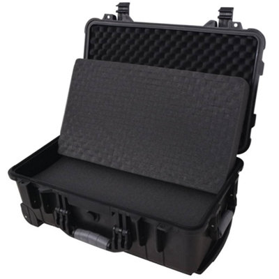 Durable Wheel-equipped Tool/Equipment Case with Pick & Pluck Foam Inside